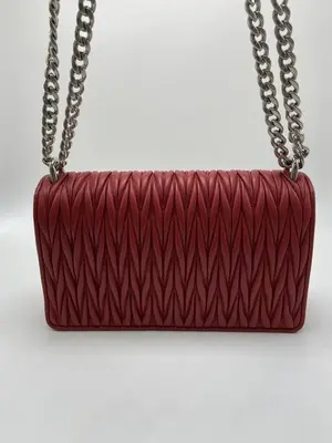 Miu Miu Quilted Leather Flap Shoulder Bag