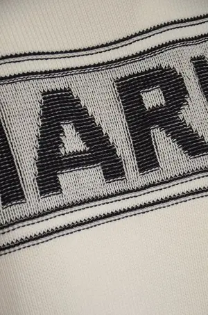 Marni Logo Intarsia Knitted Crewneck Jumper