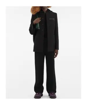 Burberry Half-zip High-neck Knitted Jumper