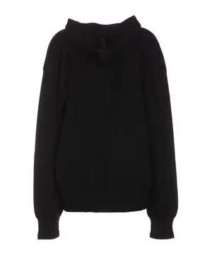 Burberry Half-zip High-neck Knitted Jumper