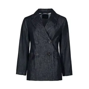 Max Mara Double Breasted Denim Blazer - No