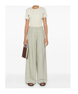 Filippa K Striped Ribbed Short Sleeve T-shirt