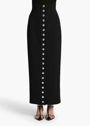Khaite Brynlee High Waisted Maxi Skirt