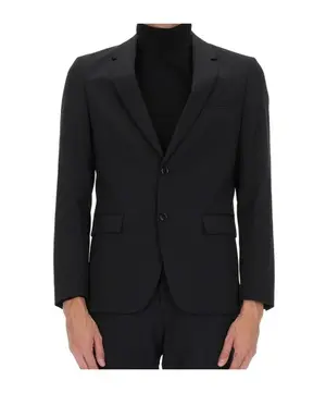 Hugo Boss Single-breasted Jacket - Black