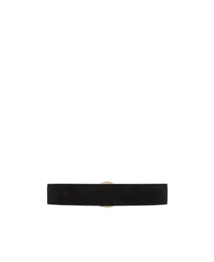 Gucci Blondie Suede Belt - Black