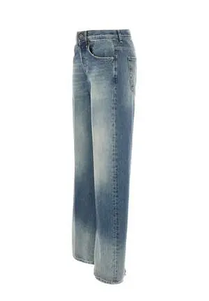 DONDUP Jacklyn Distressed High-waisted Jeans - Gray