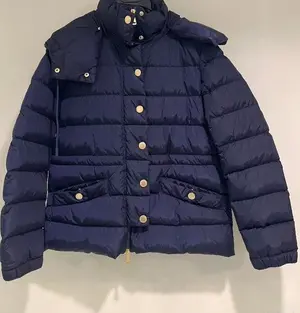 Max Mara Long Sleeve Puffer Coat With Drawstring Waist