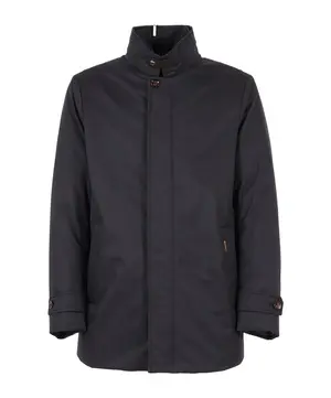 MOORER Reis Padded Coat - Navy
