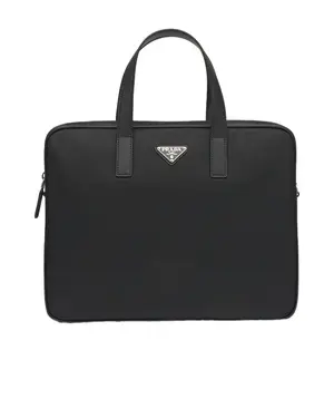Prada Logo Handbag - Black