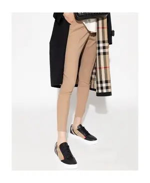 Burberry House Check Lace-up Sneakers - White