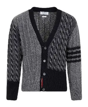 Thom Browne 4-bar Stripe Detailed Cardigan