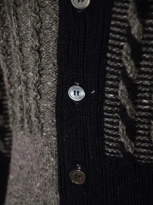 Thom Browne 4-bar Stripe Detailed Cardigan