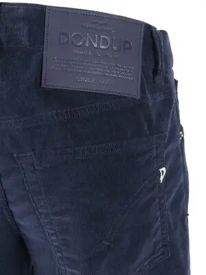 DONDUP Marlen Corduroy Wide-leg Jeans - Black