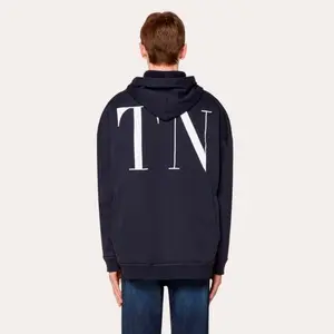 Valentino Garavani Logo Print Hooded Sweatshirt
