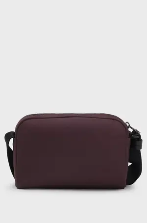 Hugo Boss Twill Crossbody Bag With Stacked Logo Hardware