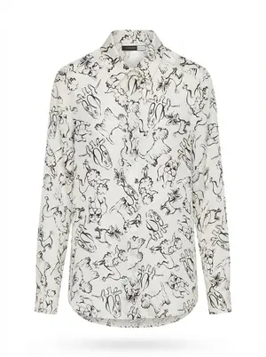 Max Mara Printed Long-sleeve Shirt