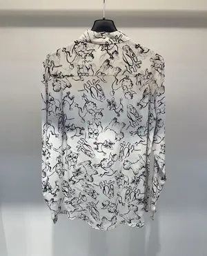 Max Mara Printed Long-sleeve Shirt