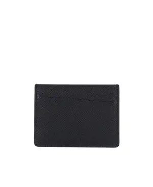 MAISON MARGIELA Four-stitch Detailed Card Holder - Black