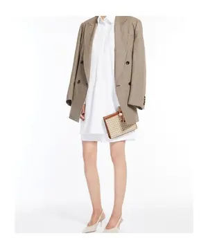 Max Mara Logo Plaque Zip-up Wallet - Hazelnut Brown