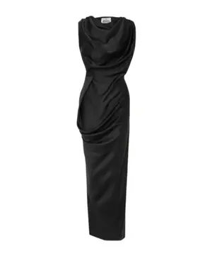 VIVIENNE WESTWOOD Sleeveless Draped Maxi Dress