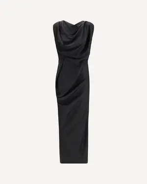 VIVIENNE WESTWOOD Sleeveless Draped Maxi Dress