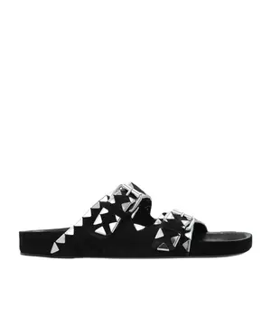 Isabel Marant Étoile Lennyo Studded Sandals - Black
