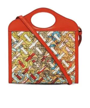 Burberry Logo Shoulder Bag - Multicolor