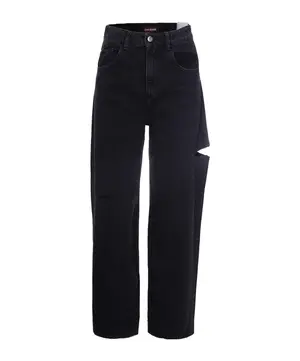 ICON DENIM LOS ANGELES Poppy Distressed Jeans - Black