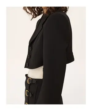 Chloé Cropped Blazer With Belt Detail