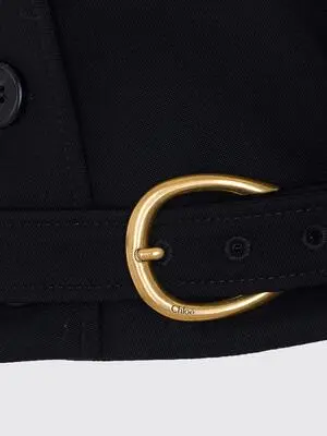 Chloé Cropped Blazer With Belt Detail