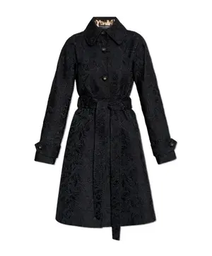 Dolce & Gabbana Floral Pattern Long Sleeve Coat