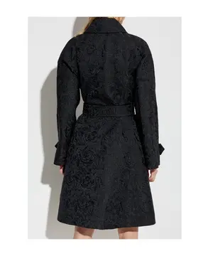 Dolce & Gabbana Floral Pattern Long Sleeve Coat