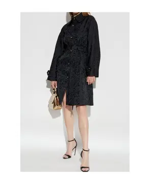 Dolce & Gabbana Floral Pattern Long Sleeve Coat