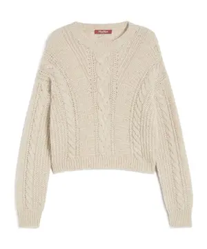 Max Mara Crasso Crewneck Ribbed Jumper