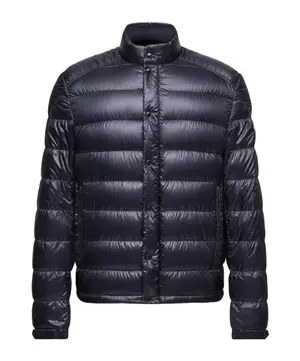 Moncler Shiny Padded Jacket With Snap Closure
