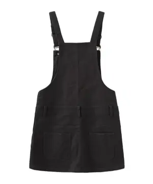 Marissa Chiara Canvas Suspender Skirt