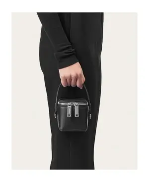 FERRAGAMO Micro Zip-around Bucket Bag
