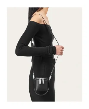 FERRAGAMO Micro Zip-around Bucket Bag