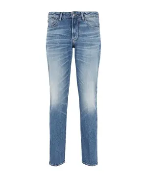 Emporio Armani Micro-elastic Narrow-leg Jeans