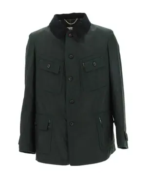 MAISON MARGIELA Lapel Collar Buttoned Long Sleeve Jacket