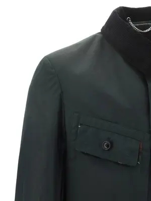 MAISON MARGIELA Lapel Collar Buttoned Long Sleeve Jacket