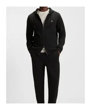 Hugo Boss Boss Logo Patch Zip-up Hoodie