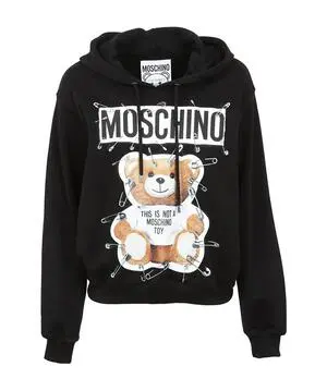 Moschino Paper Clip Bear Hoodie