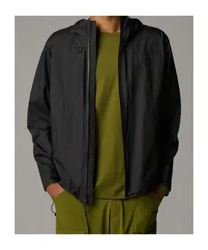 The North Face Logo Printed Zipped Rain Jacket