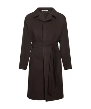 Tagliatore Belted Wool-cashmere Coat