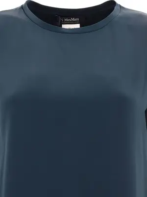 Max Mara Rebecca Crewneck Satin T-shirt - No