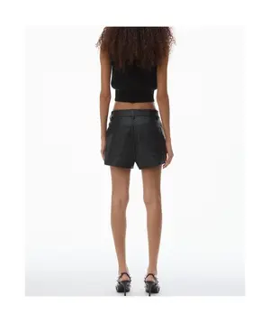 Alexander Wang V-neck Knit Vest With Leather Trim