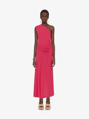 Givenchy Asymmetrical Draped Dress In Crepe Jersey