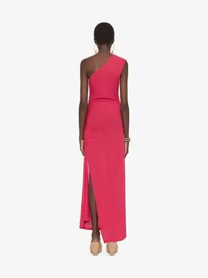 Givenchy Asymmetrical Draped Dress In Crepe Jersey