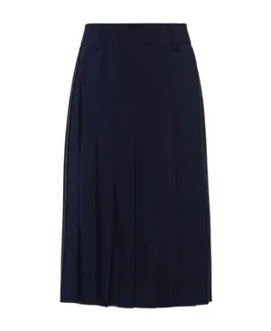 Miu Miu Mohair Fabric Pleated Skirt - Blue